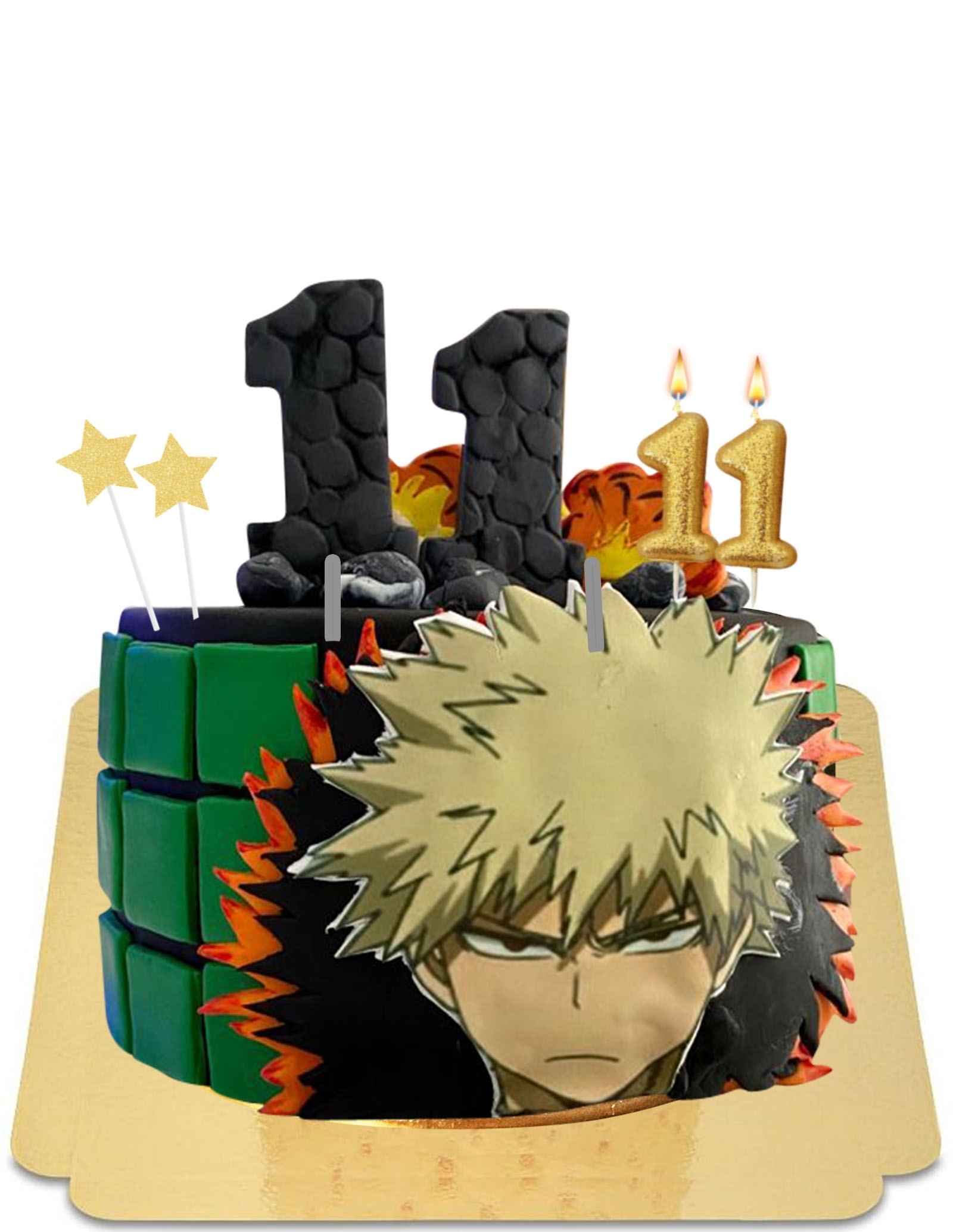 Bakugo kuchen My hero academia vegan, glutenfrei